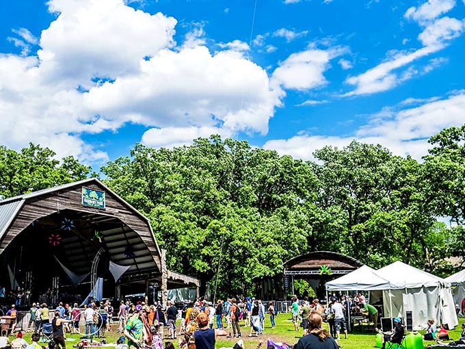 Festival time in Harmony: Where the music is live, the food is fresh, and the only thing more colorful than the crowd is the town's spirit.