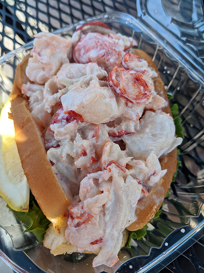 This lobster roll isn't just a sandwich, it's a seaside vacation between two buns. Close your eyes, take a bite, and hear those imaginary seagulls.