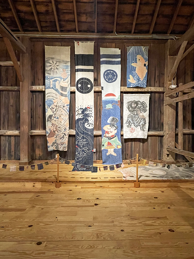 Fabric falls like a waterfall of creativity. It's the Niagara of needlework, minus the barrel rides.