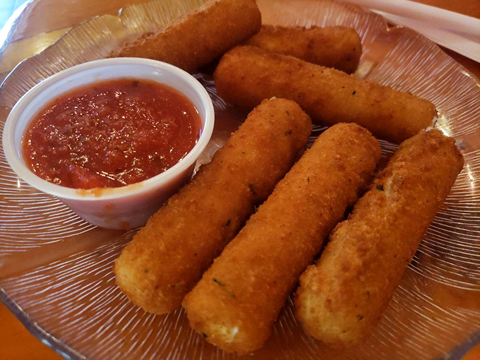 Mozzarella sticks on steroids! These golden logs of cheesy goodness are the Incredible Hulk of appetizers.
