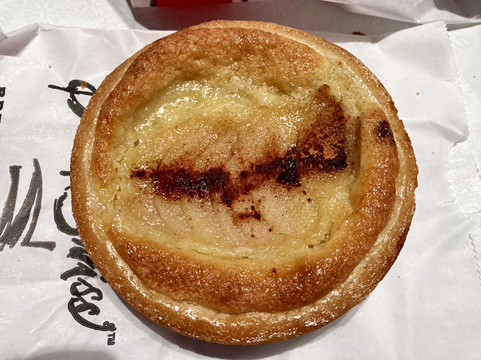 This pear tart is the Brad Pitt of pastries - golden, perfectly formed, and guaranteed to make you swoon. Resistance is futile.