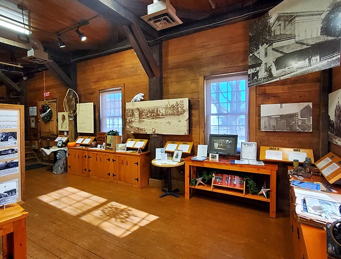 A picture's worth a thousand words, and this room's got novels! These snapshots are like windows into Dundee's soul, complete with sepia-toned charm.