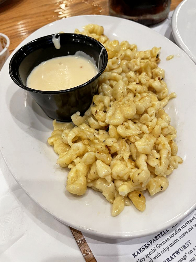 Sp&auml;tzle: The comfort food you never knew you needed. It's like a warm hug for your taste buds, straight from Oma's kitchen.