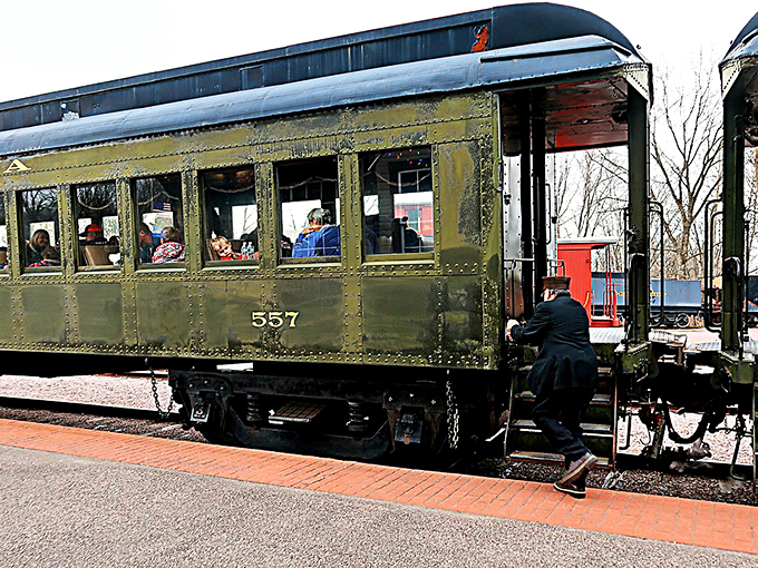 All aboard the time machine! This vintage coach offers a first-class ticket to yesteryear, no flux capacitor required.