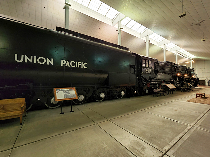 The Union Pacific Big Boy: the Godzilla of locomotives. This behemoth is so massive, it makes other trains look like they're on a diet.