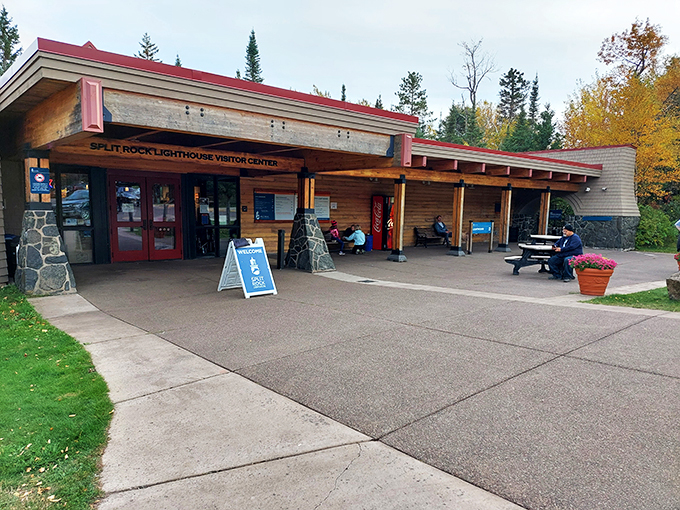 Welcome to Split Rock central! This visitor center is your gateway to lighthouse lore, lakeside legends, and maybe a souvenir or two.