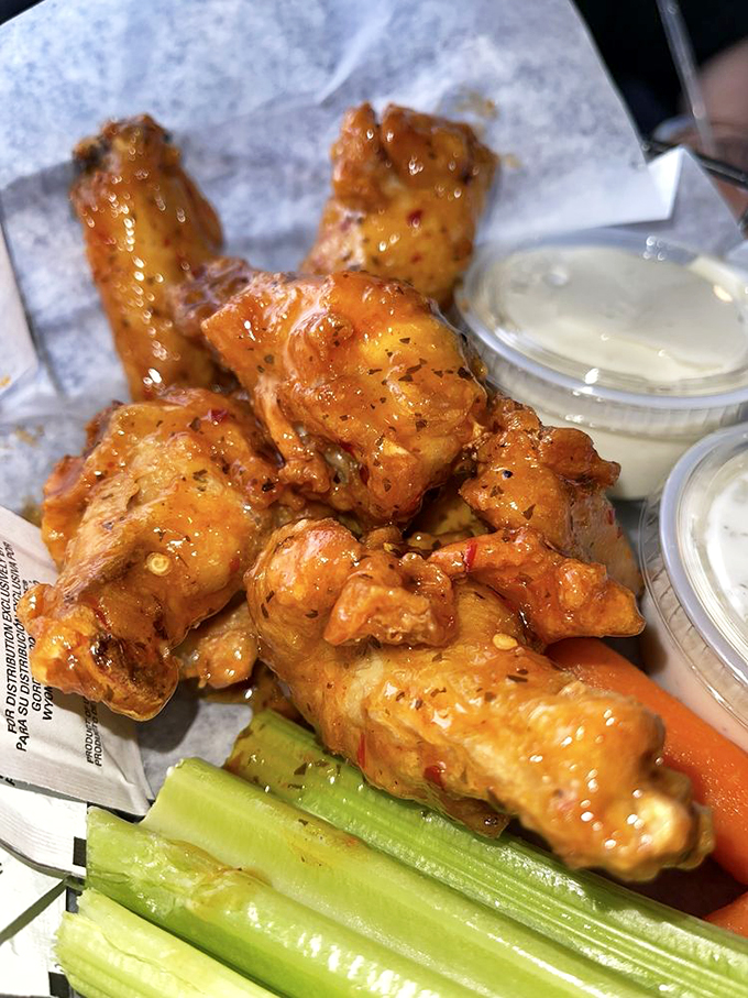 Wings so saucy, they could host their own late-night talk show. Finger-licking good doesn't even begin to cover it!