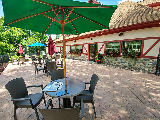 Those peaked roofs aren't just for show&mdash;they're pointing the way to pastry paradise!