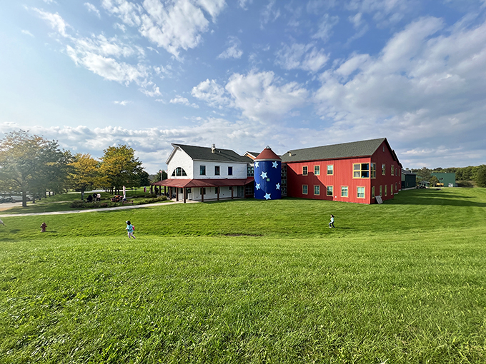 A slice of Vermont paradise! This picturesque setting is the perfect backdrop for creating memories &ndash; and adopting a lifelong fuzzy friend.