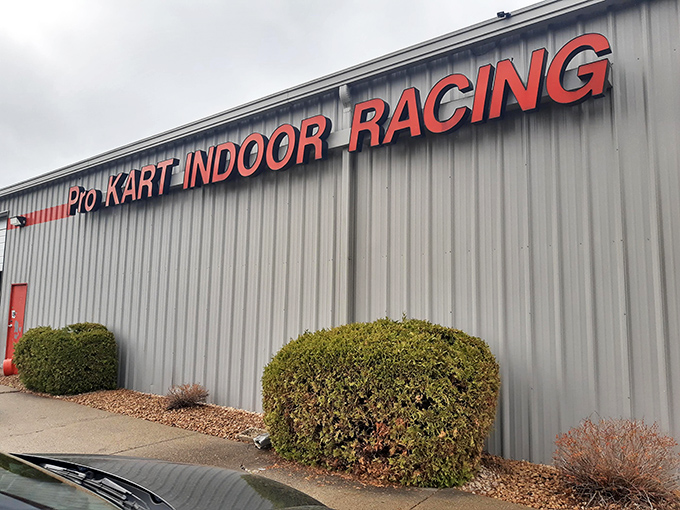 The house that speed built! This unassuming building holds more excitement than a Minnesota Wild playoff game &ndash; and it's a lot warmer, too.