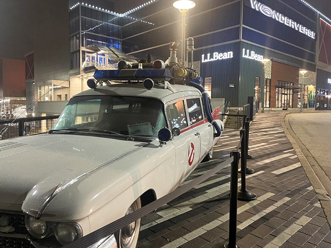 The Ecto-1's on standby outside Wonderverse. Who knows what cinematic adventures await?