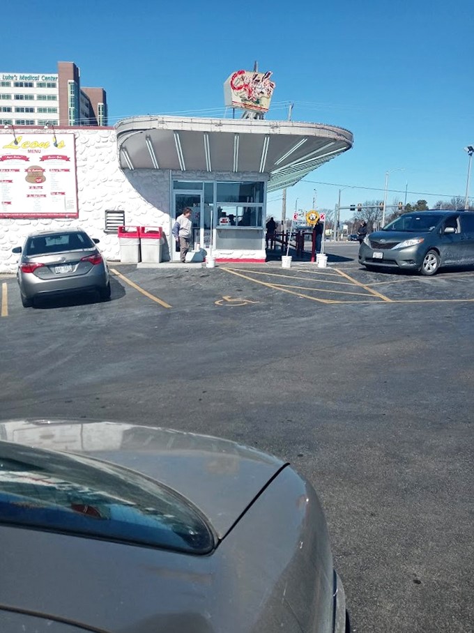 Park it and prepare for deliciousness! Leon's lot is where diet resolutions come to die, but oh, what a sweet way to go.