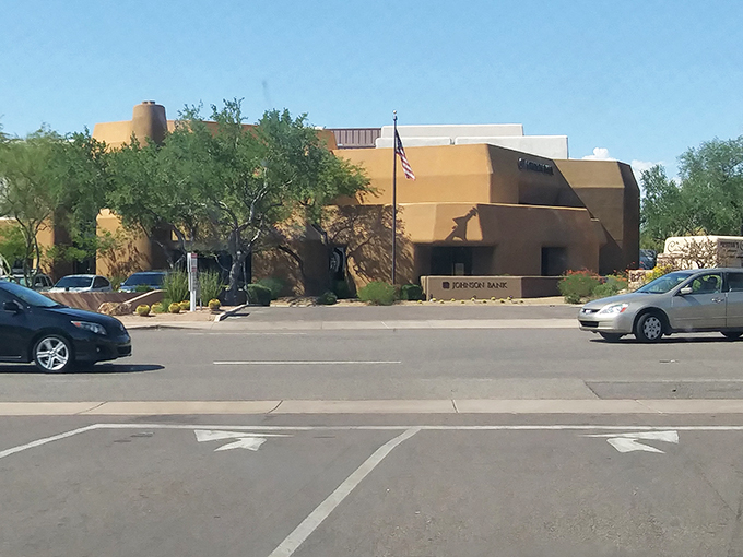 Park your horse... or your hybrid. This modern lot meets Old West charm, proving some things never go out of style.