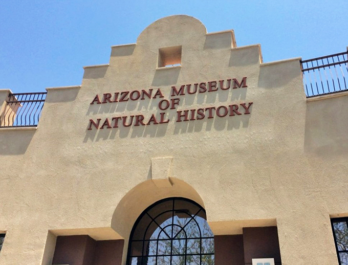Your ticket to time travel awaits! This sign marks the entrance to a world where history roars to life.