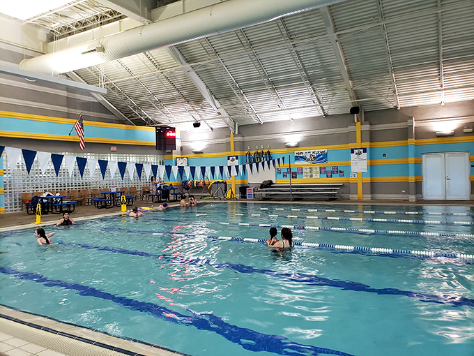 Lap lanes or liquid treadmills? Either way, this pool's got you covered for fitness and fun in equal measure.