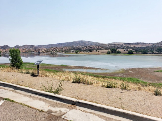 Park and be awed! This view from the lot is just a teaser of the natural blockbuster waiting beyond.