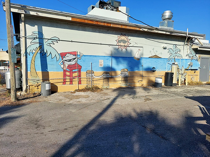 Art that captures the spirit of St. Pete Beach. This mural is a colorful reminder that you're in paradise, one bite at a time.
