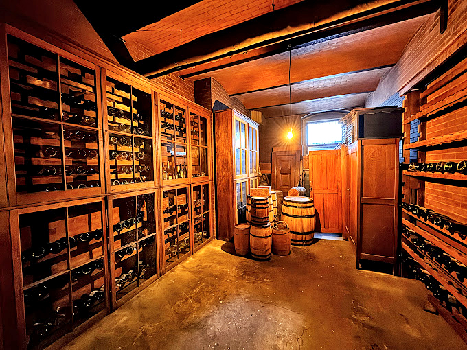 A wine cellar that would make Dionysus himself weep with joy. Remember, it's not hoarding if it's vintage!