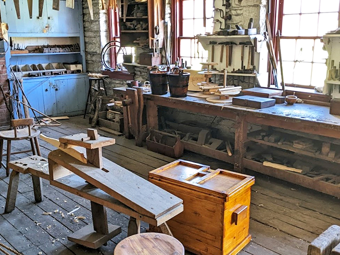 The original man cave? Fort Snelling's workshop is a DIY paradise that would make Tim "The Tool Man" Taylor green with envy.