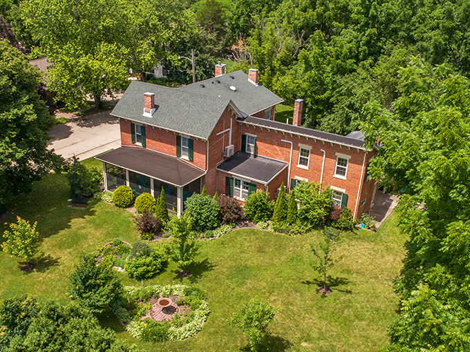 Bird's eye beauty! This aerial shot proves that sometimes you need to step back (or up) to truly appreciate the bigger picture.