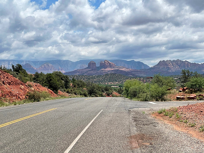 The road less traveled? Not quite. But with views like this, you won't mind sharing the journey with fellow nature enthusiasts.