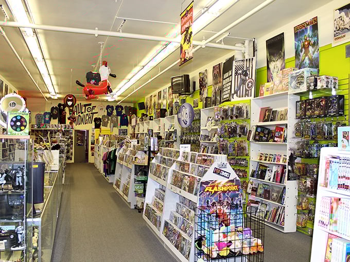 First floor or first step into a new obsession? At Vault of Midnight, every aisle is a rabbit hole of pop culture delights.