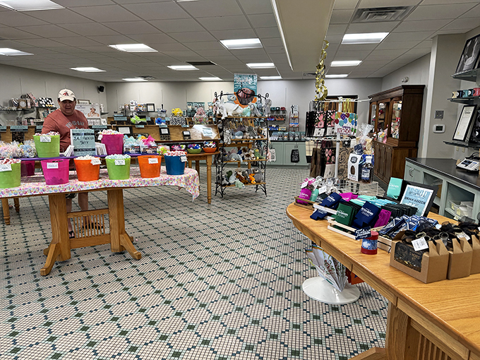 A treasure trove of treats! This gift shop is where souvenir shopping becomes a sugary adventure.