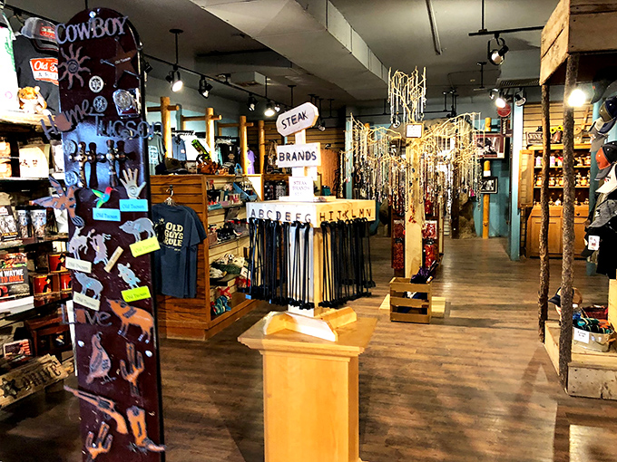 Cowboy couture, anyone? This gift shop's got more Western swag than a rodeo queen's closet &ndash; yeehaw for souvenirs!