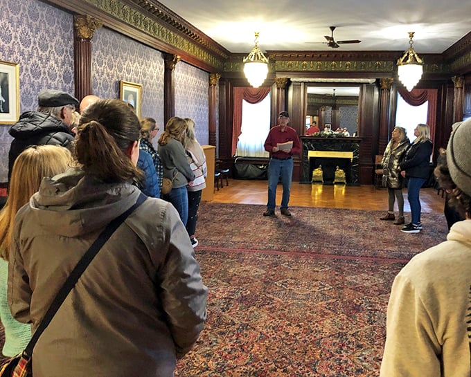 "History class was never this cool! These folks are getting the royal treatment, minus the crown and scepter."