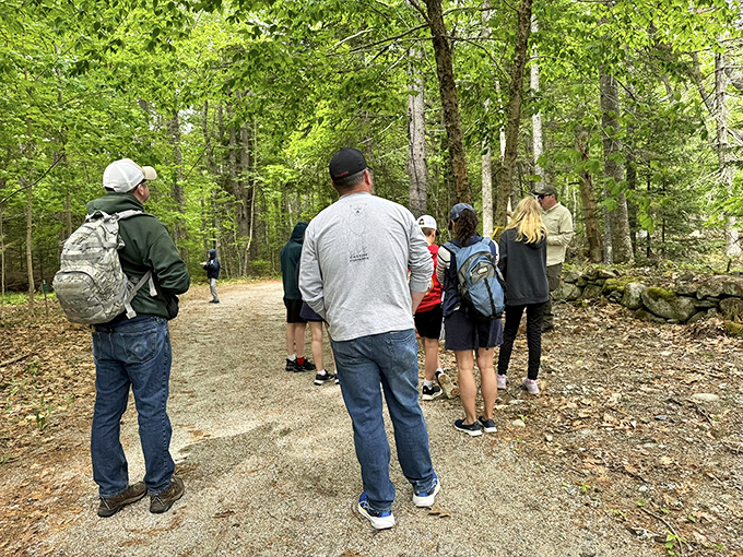 "History's greatest hits: now with more walking!" These intrepid explorers are getting their steps in while traveling back in time.