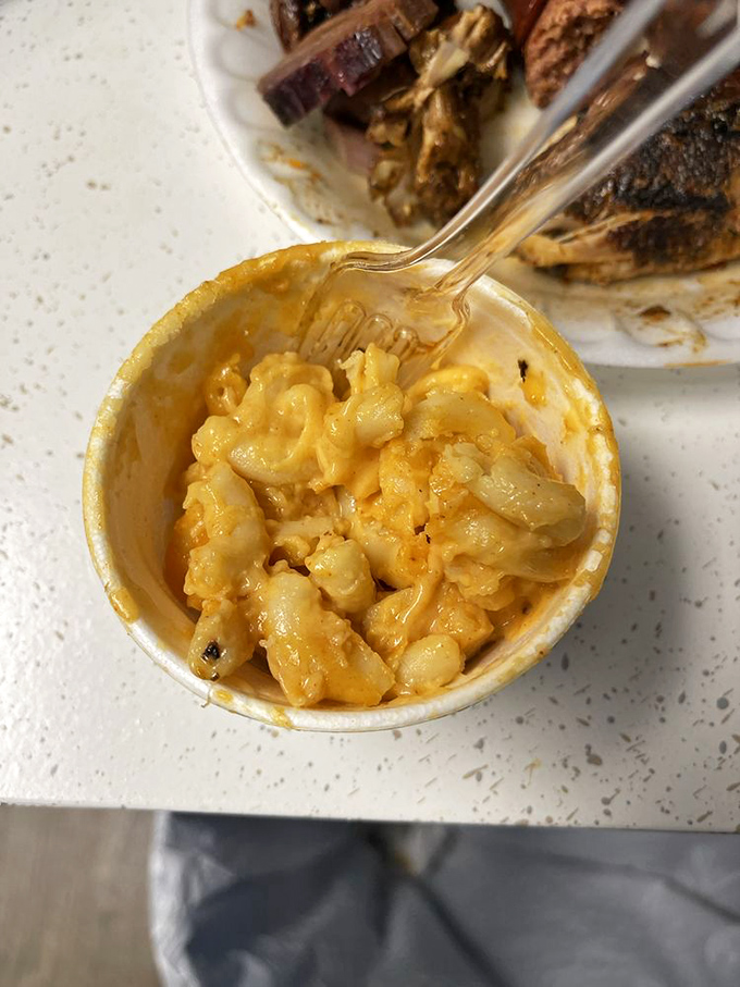 Mac 'n' cheese that's more "oh yes!" than "oh well." This creamy, dreamy side dish is the unsung hero of barbecue feasts.