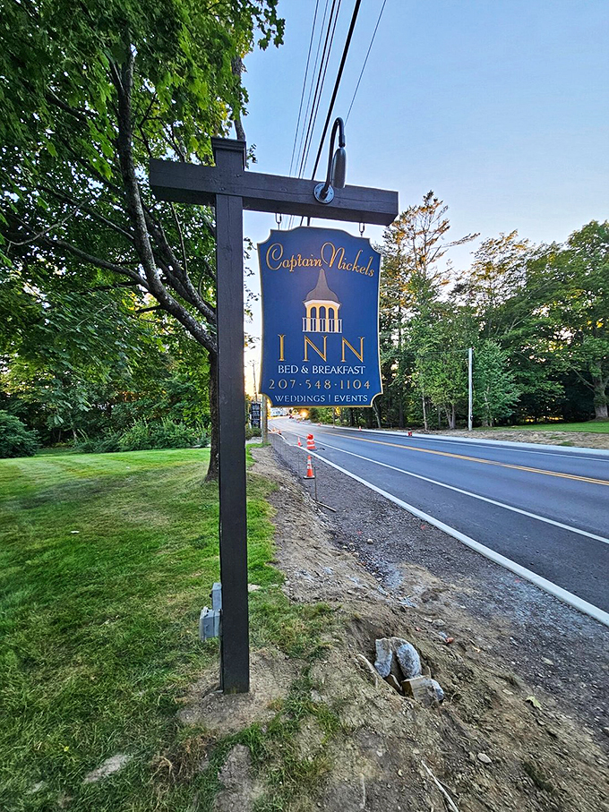 Your GPS to relaxation. Follow this sign to where the Wi-Fi is weak, but the memories are strong.