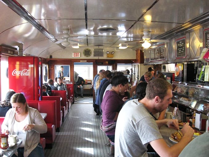 The Athens Diner vibe: equal parts cozy, bustling, and delicious. It's where calories don't count and coffee cups are always half full.