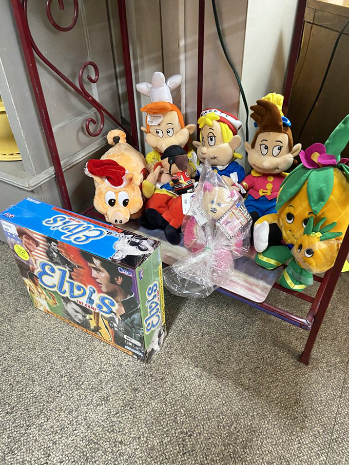 Toy Story comes to life! These vintage playthings are ready to spark joy and ignite imaginations, no batteries required.