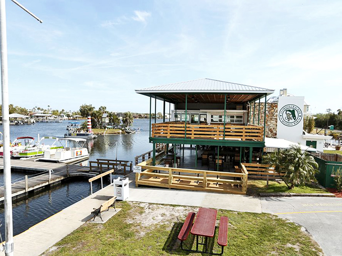 From up here, it looks like the world's most bizarre game of Monopoly. I'll take Banana Avenue for 200, please!