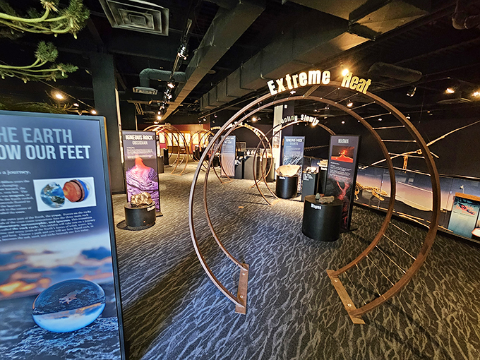 "Journey to the center of the Earth!" This exhibit on extreme heat takes you from the Earth's core to volcanoes, no lava-proof shoes required.