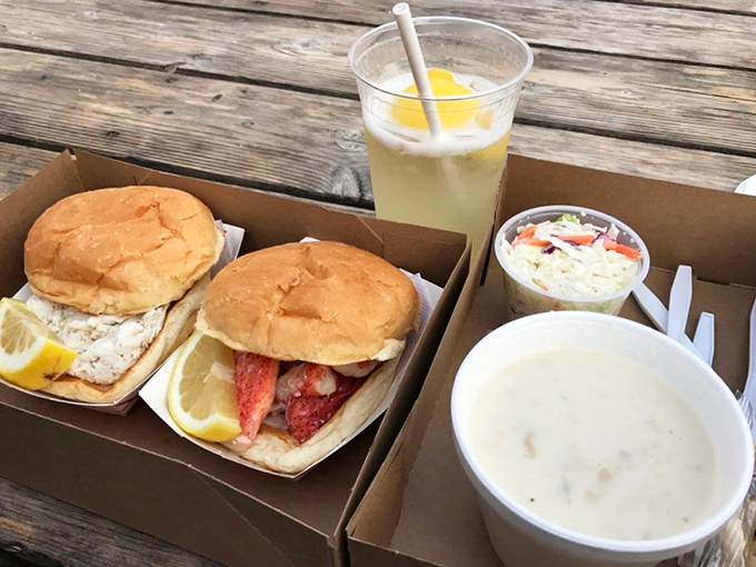 A feast fit for King Neptune himself. From chowder to lobster rolls, this spread is what seafood dreams are made of.