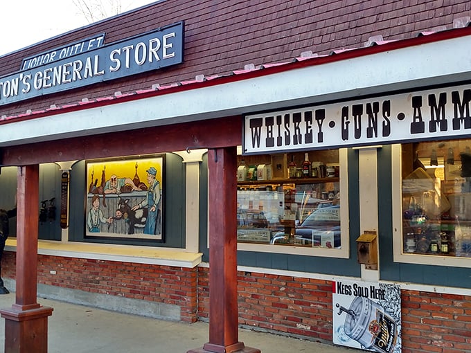 Whiskey, guns, and fun, oh my! Singaleton's storefront is like the opening credits of a quirky Vermont sitcom you didn't know you needed in your life.