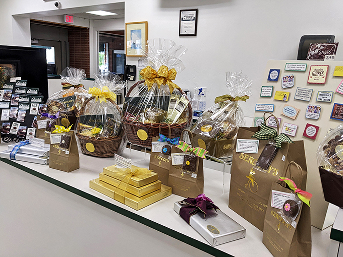 Gifts that keep on giving! These beautifully wrapped baskets are like edible bouquets of joy, perfect for saying "I love you," "I'm sorry," or "I ate all your chocolate, here's more."