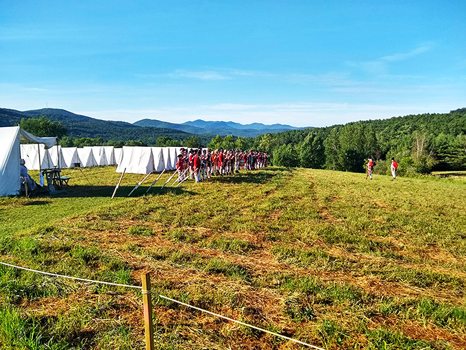 Red coats vs. revolutionaries: the ultimate lawn game. No participation trophies here &ndash; just a slice of hard-won freedom!