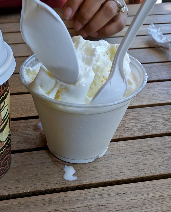 Spoons at the ready! This creamy key lime ice cream is about to take your taste buds on a cool, tangy adventure.