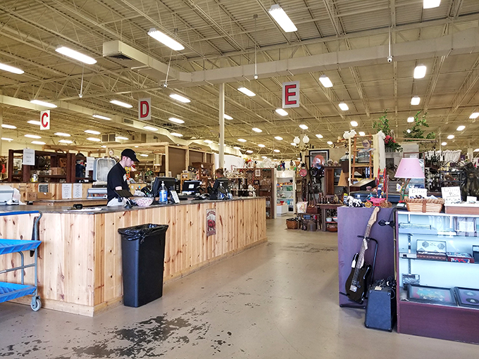 Welcome to the land of endless possibilities! This antique mall is where your wallet comes to die, but your home decor comes alive.