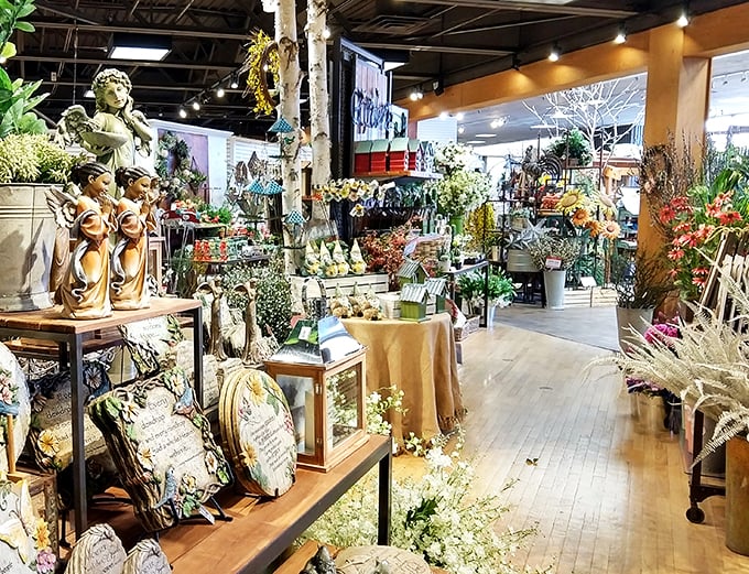 Santa's workshop meets Mother Nature! This festive indoor garden is where holiday magic grows alongside the greenery. Warning: may cause spontaneous caroling among the cacti.