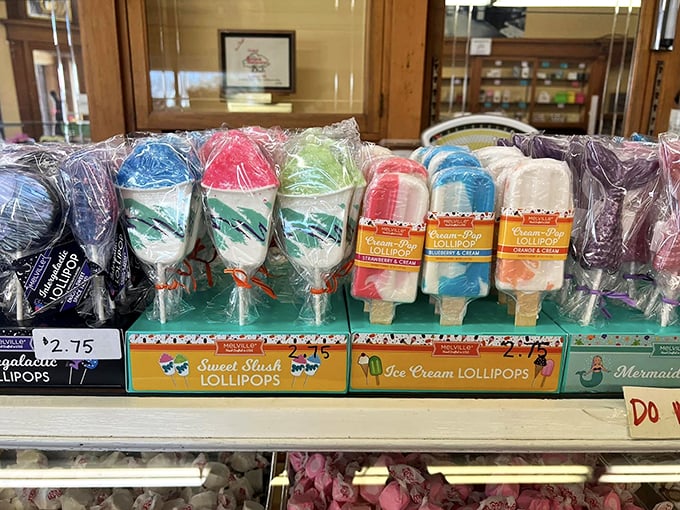 Lollipops that could make Mary Poppins break into song. These swirly wonders are a childhood dream come true, no spoonful of sugar needed.