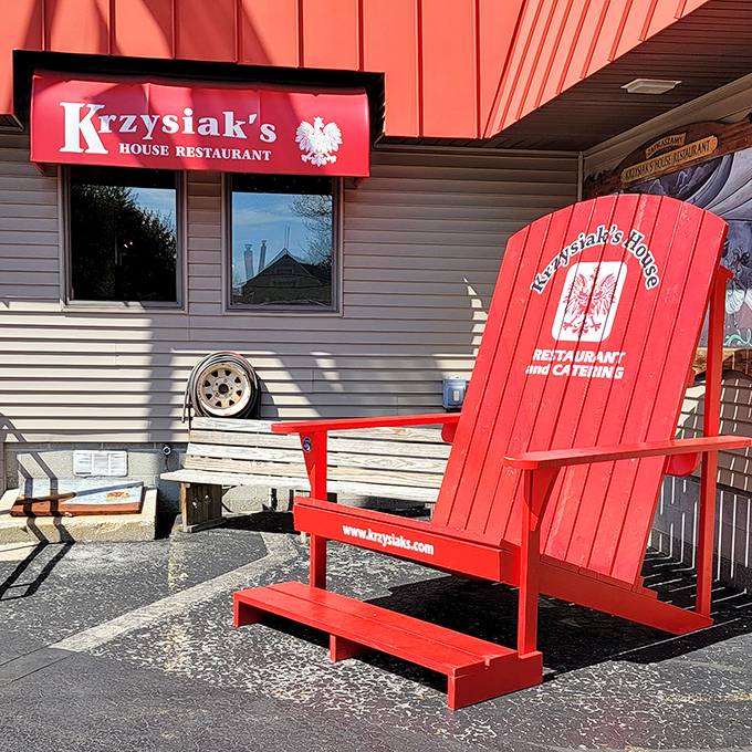 The throne of comfort food royalty: have a seat and prepare to be treated like Polish nobility.