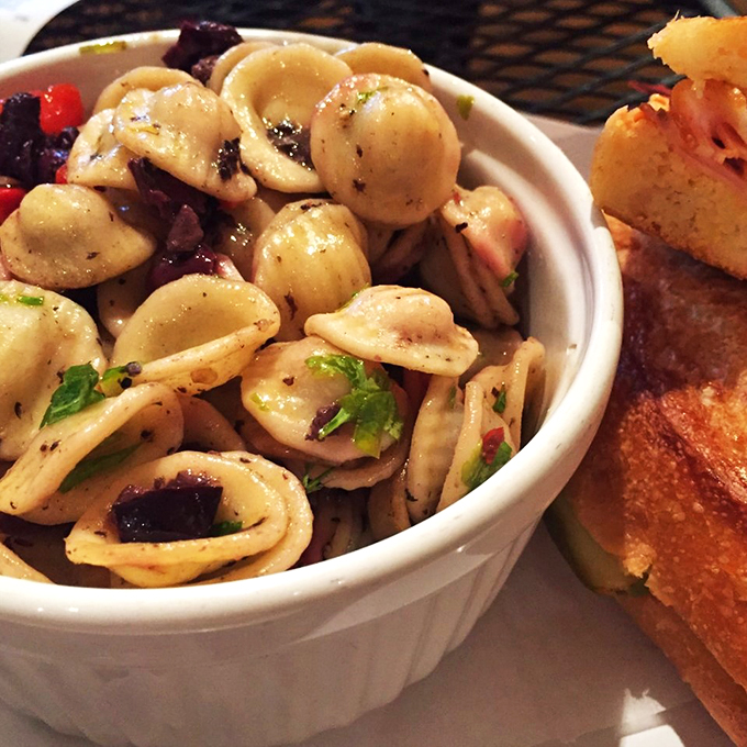 Pasta salad that's dressed to impress! This bowl of goodness is ready for its close-up &ndash; and your fork.
