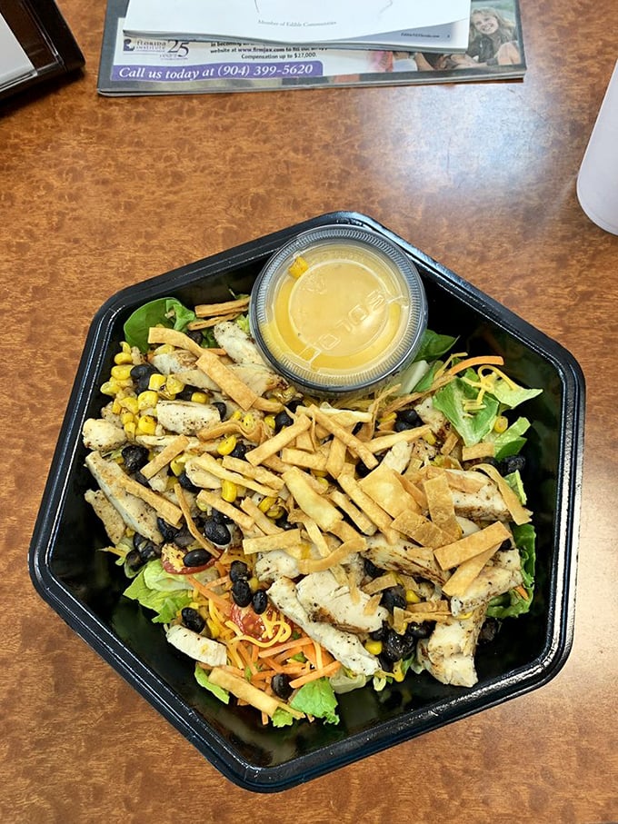 Who says salads are boring? This colorful creation proves that healthy eating can be both delicious and Instagram-worthy.