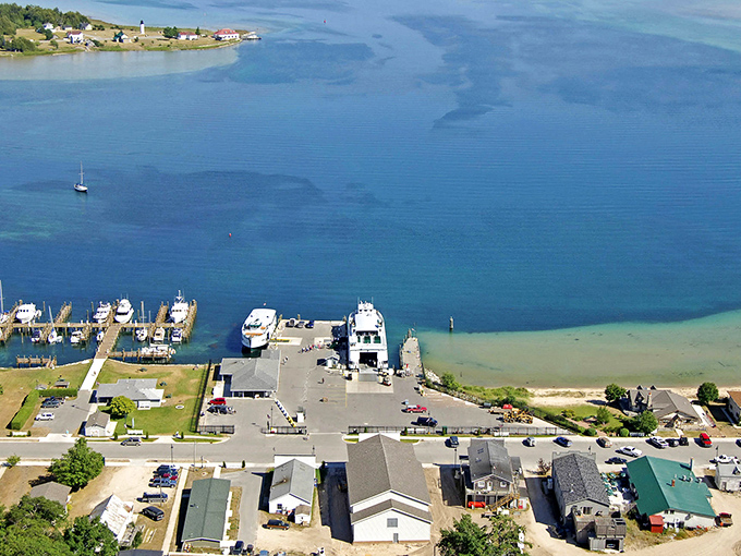 Bird's eye bliss: an aerial view that'll have you googling "How to become a seagull" in no time.