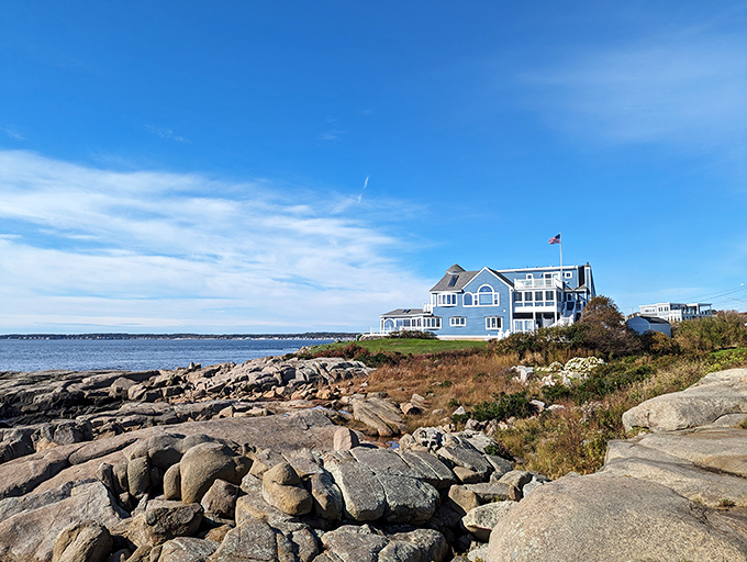Coastal living at its finest! These lucky homeowners wake up to views that most of us only see on postcards or screensavers.