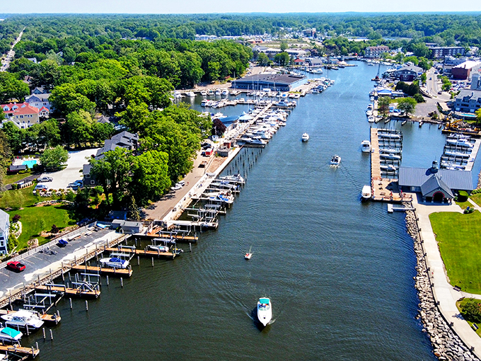 Phoenix Street in South Haven: Where beach town meets Main Street USA, and every ice cream cone is a work of art.